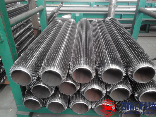 Carbon Steel Pin Tube Boiler Parts / H Spiral Fin Tubes Multi Size Available